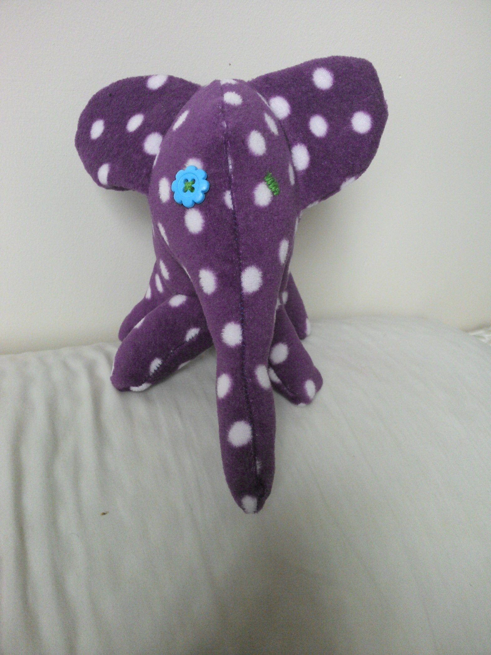 From Onesie to Stuffed Toy Elephant - saturday night stitch