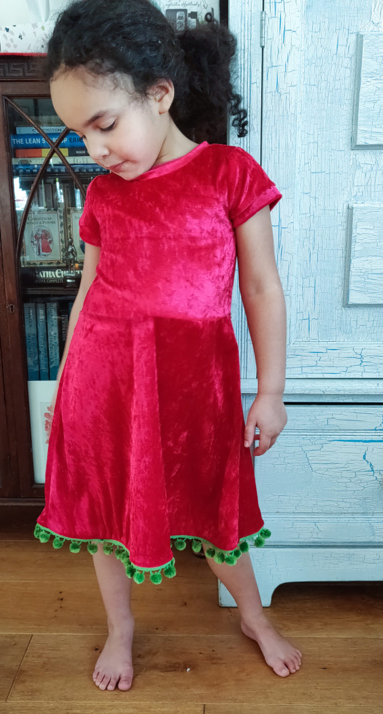 Kitschy Coo Girls' Skater Dress Sewing Pattern Review - saturday night ...