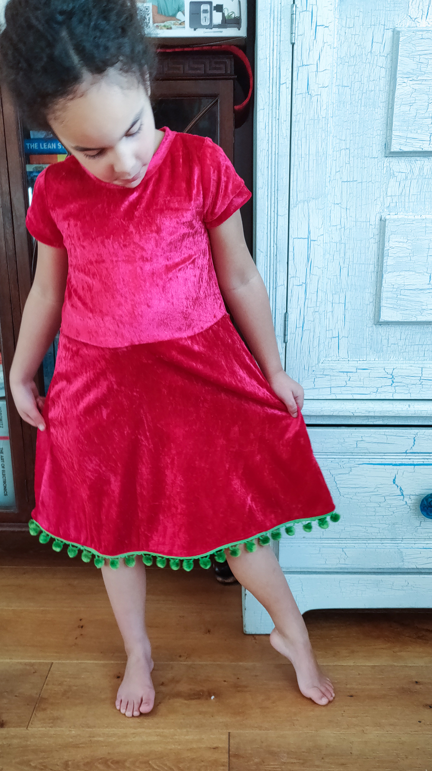 Kitschy Coo Girls' Skater Dress Sewing Pattern Review - saturday night ...