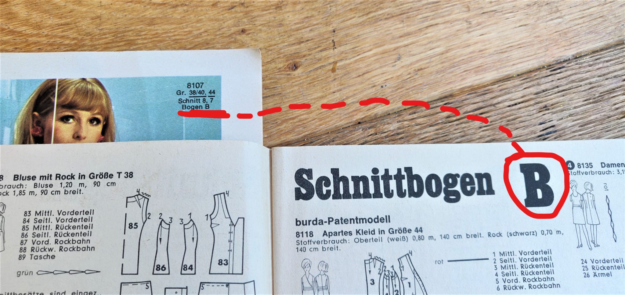 Vintage Burda Patterns | How to trace - saturday night stitch