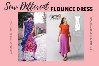 Sew Different Flounce Dress Sewing Pattern Review + Step by Step ...