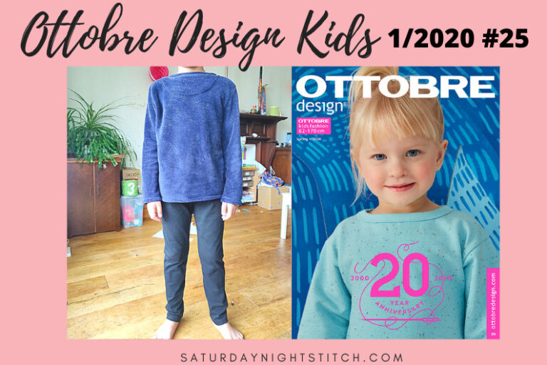 Ottobre Design Kids 1/2020 #25| Boys Knit Pants - saturday night stitch