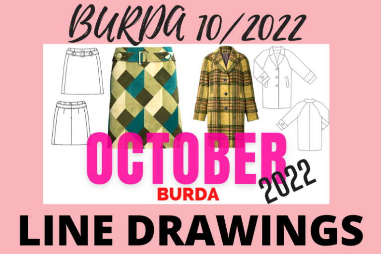 Burda 10/2022 Preview |First Look |Commentary | Line Drawings ...