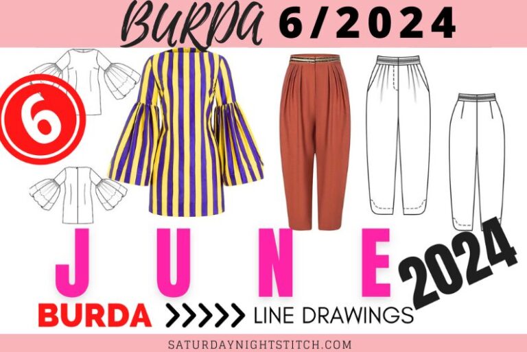 Burda 6/2024 Preview | First Look | Commentary | Line Drawings ...