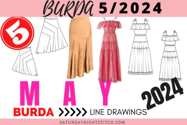 Burda 5/2024 Preview | First Look | Commentary | Line Drawings ...